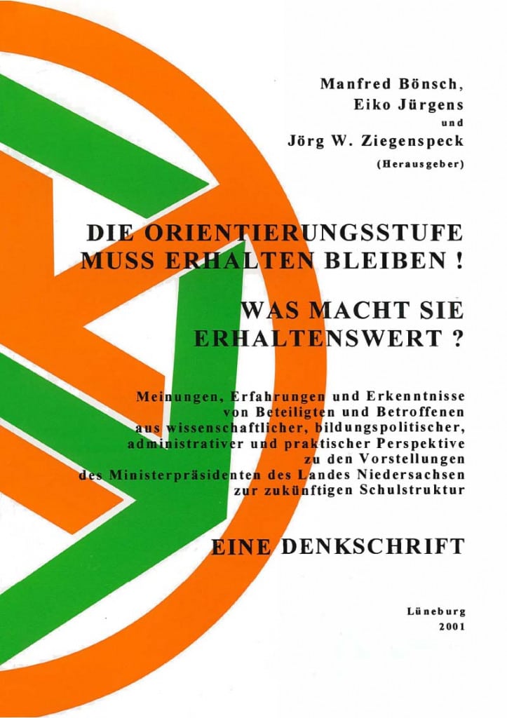 Die Orientierungsstufe muss erhalten bleiben! - ZIEL-Verlag