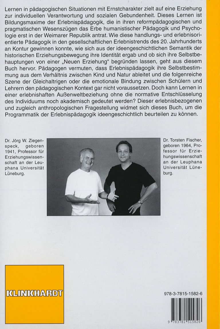 Erlebnispädagogik: Grundlagen des Erfahrungslernens - ZIEL-Verlag